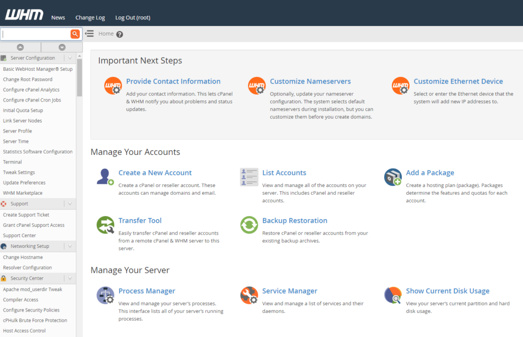 cPanel & WHM - ReadyIDC